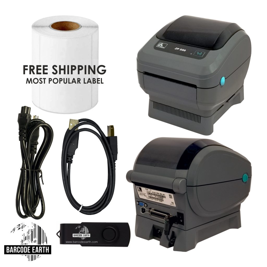 Zebra ZP500 USB Thermal Label Barcode Printer (NON-ADJUSTABLE MODEL ...